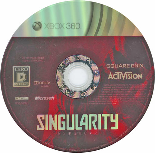 XBOX360 software SINGULARITY (status : game discs only) | Game | Suruga ...