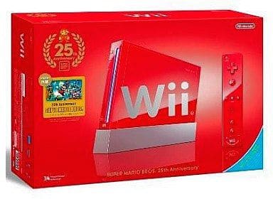 Wii Hard Wii Red Super Mario 25 th Anniversary Specification (Condition ...