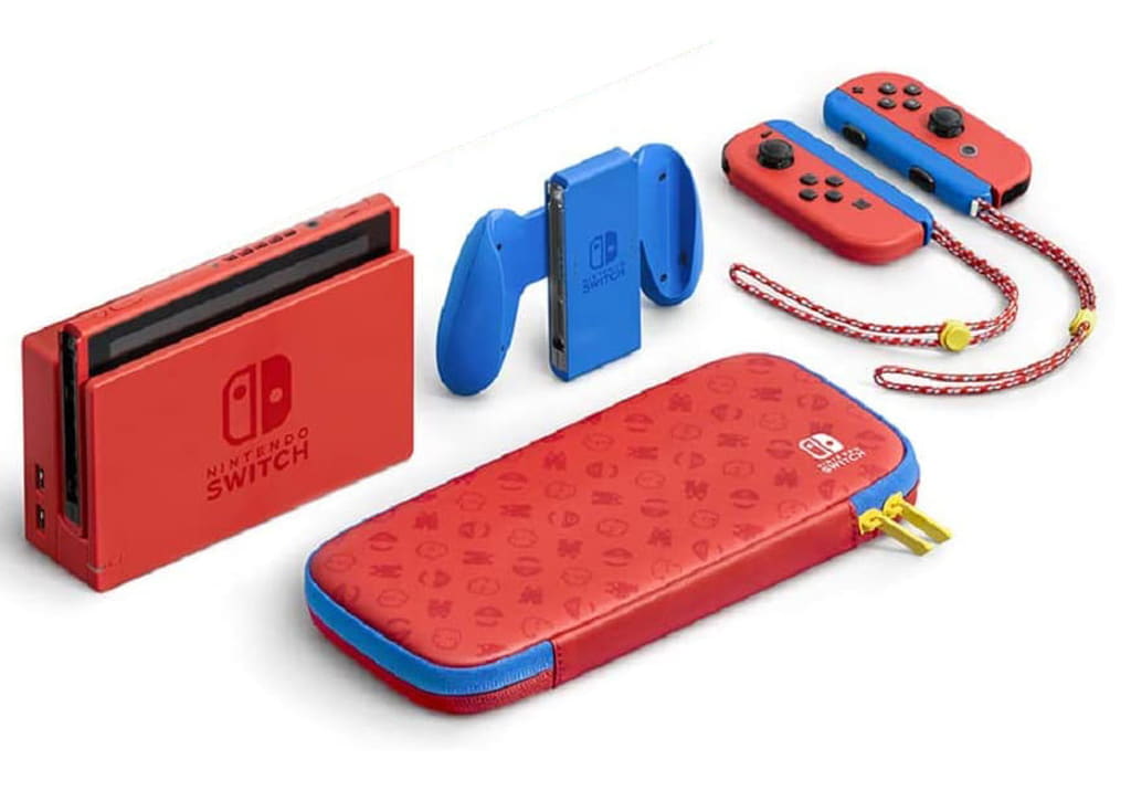 Nintendo Switch body Mario Red x Blue Set (condition : box (including ...