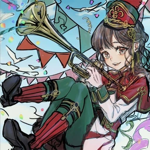 Animated CD Solfa feat. Haruka Shimotsuki / Works best album Fanfare ...