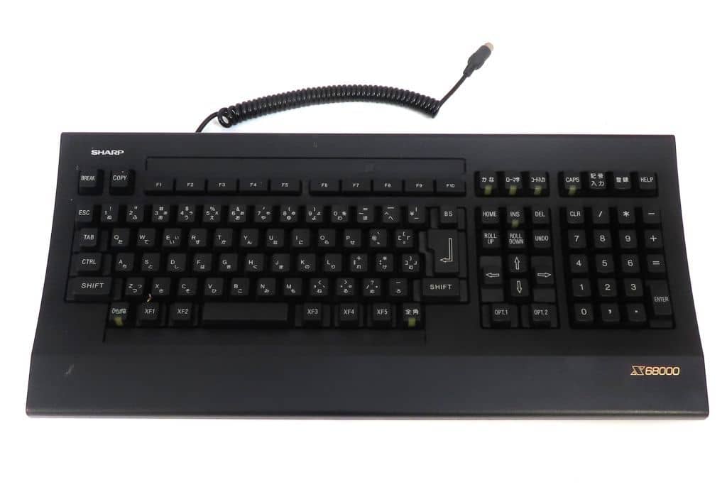 Junk 】 Keyboard for X68000 (DSETK0024CE00) (Condition : operation ...