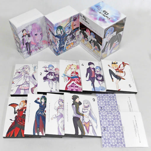 Incomplete) 9-volume set with Re:ZeRo Starting Life in Another World ...