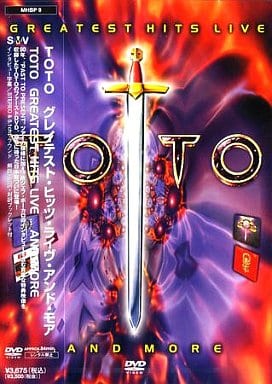 Western music DVD TOTO / Greatest Hits Live and More | Video software ...