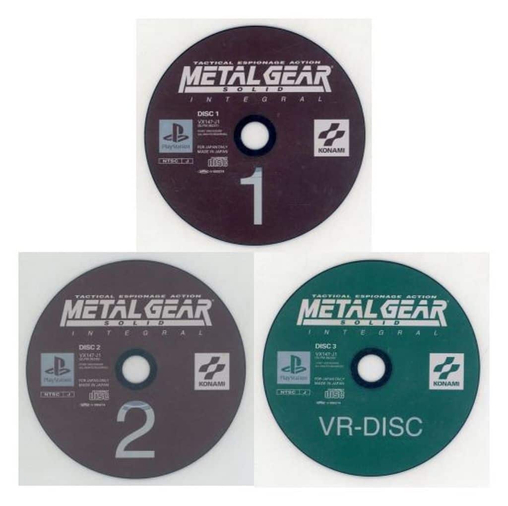 PS Software METAL GEAR SOLID Integral (status : game discs only) | Game ...