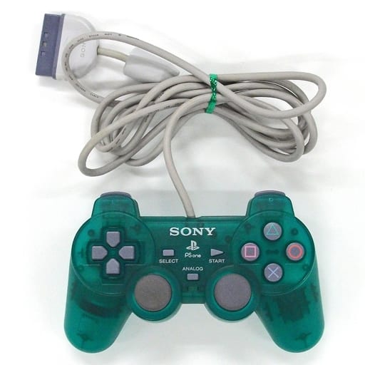 PS Hard Analog Controller (DUALSHOCK) Emerald for PS One | Game ...