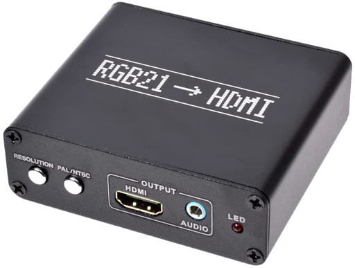 RGB21 Pin -HDMI Conversion Adapter Retro Converter HD [3A-RGBHD] | Game ...