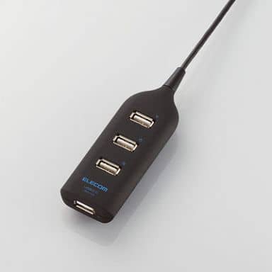 USB2.0 Hub "This Hub" (Tap Type) Black [U2H-TAP1410BBK] | PC | Suruga ...