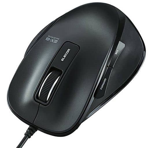 5-button BlueLED Wired USB Mouse EX-G Black | PC | Suruga-ya.com