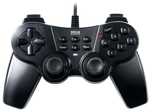 PC hardware USB gamepad 16 button (black) [400-JYP62UBK] | PC | Suruga ...