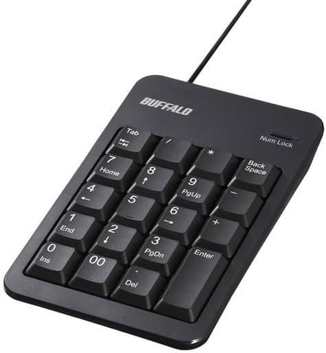 Buffalo Wired Keyboard with BSTK100 tab Key (Black) [BSTK100BK] | PC ...