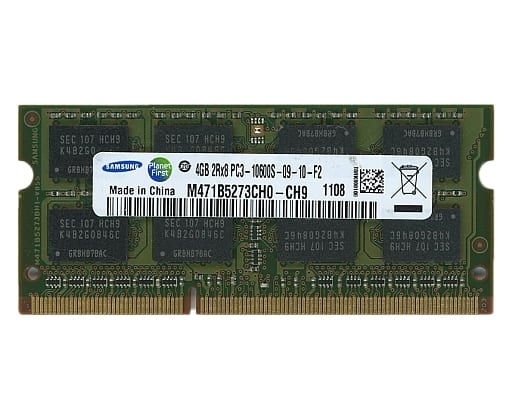 Samsung Notebook Memory Module 4 gb PC3-10600S (DDR3-1333 ...