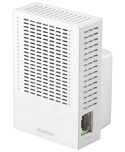 Elecom Wi-Fi 5 (11 ac) 867 + 300 Mbps Wi-Fi Repeater (White) [WTC ...