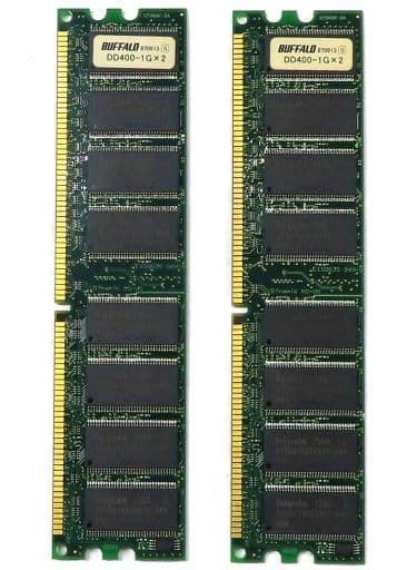 PC hardware Buffalo Desktop PC Memory Module 2 gb (2 x 1 gb) [2 x DD400 ...