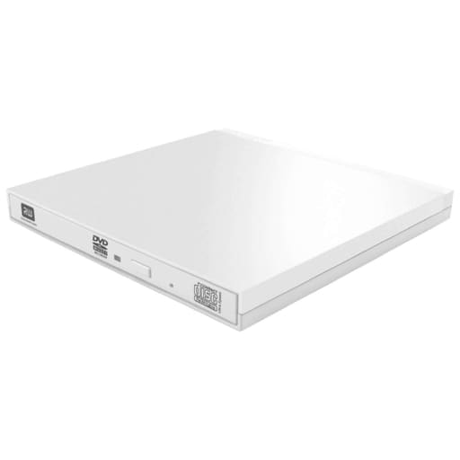 Logitech USB3.0 Edit, Play and Write Portable DVD Drive (White) [LDR ...