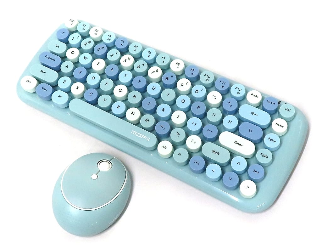 MOFII Wireless Keyboard & Mouse Set Candy (Blue) | PC | Suruga-ya.com