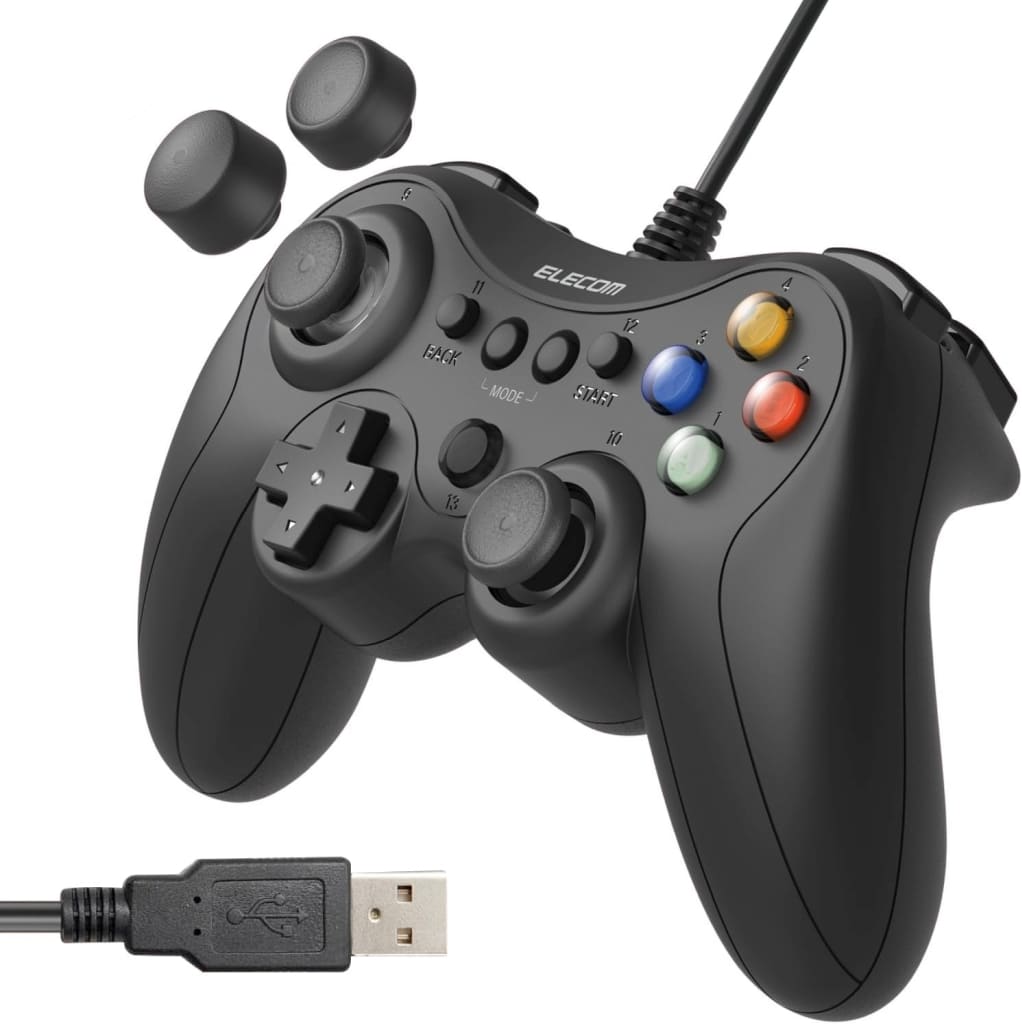Elecom Gaming Wired FPS Gamepad GP30X [JC-GP30XBK] | PC | Suruga-ya.com