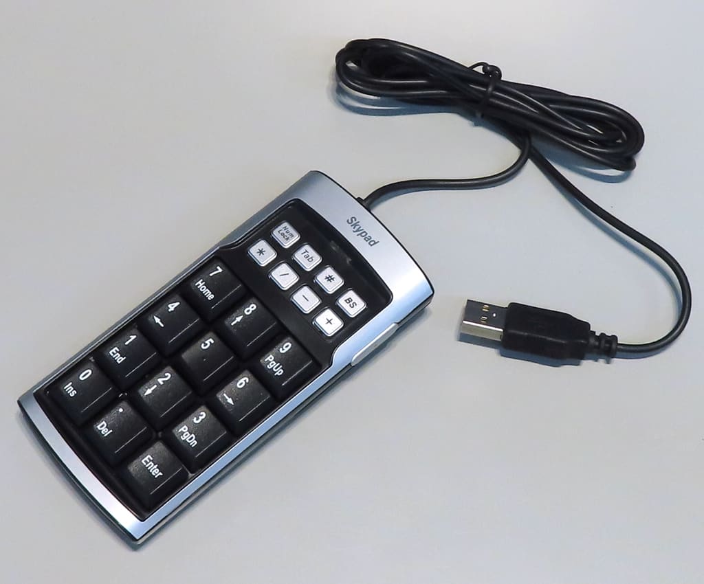 USB Numeric Keypad SKYPAD with Evergreen Skype Phone [SKP-3200] | PC ...