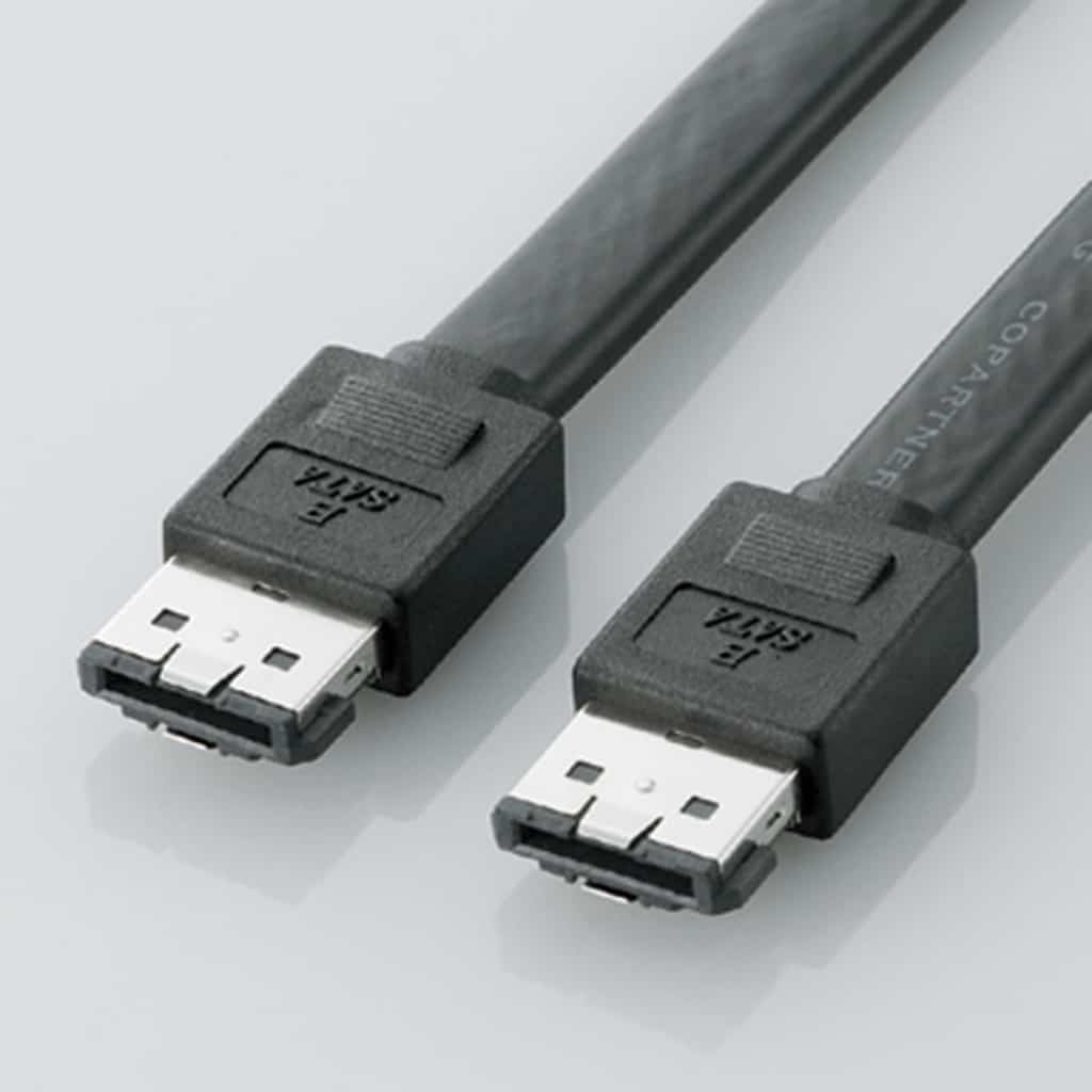 ESATA cable for ELECOM SATA1.0/SATAII (2m) [CFD-ESA20BK] | PC | Suruga ...