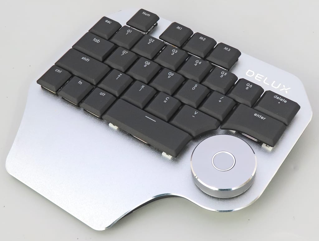 Delux T11 Designer Keyboard with Smart Dial(Space Grey)[T11] | PC ...