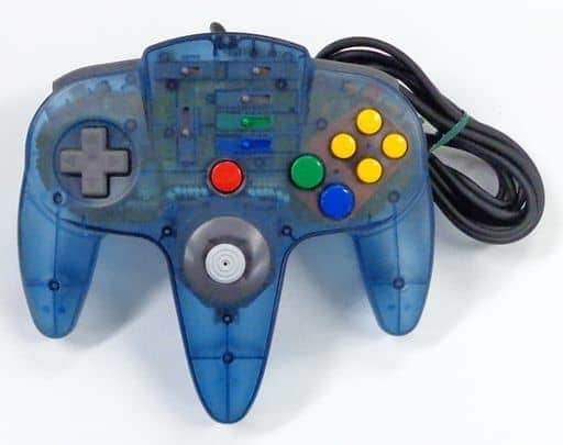 ASCII Pad 64 (Clear Blue) (Condition : Difficult Body Condition) | Game ...