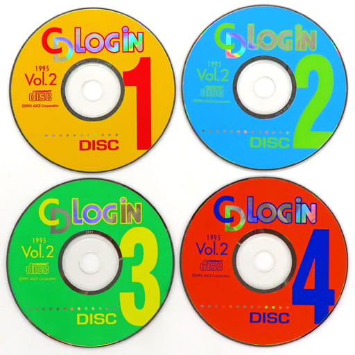 CD-ROM included in CDLOGIN for PC (DOS/V) 1995 vol. 2 | PC | Suruga-ya.com