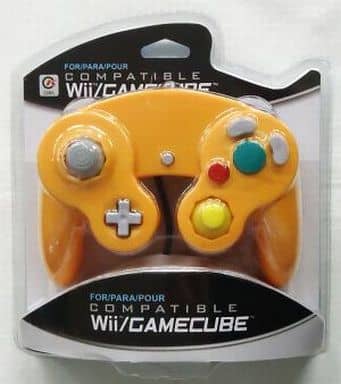 NGC Hard Wii/GAMECUBE COMPATIBLE CONTROLLER (ORANGE) [M05819-OR] | Game ...