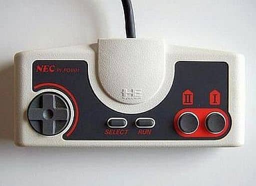 Normal Pad for PC Engine (White) (Condition : Difficult condition of ...