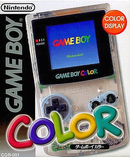GB Hard Game Boy Color Main Unit Clear (Status : Main Unit Status ...