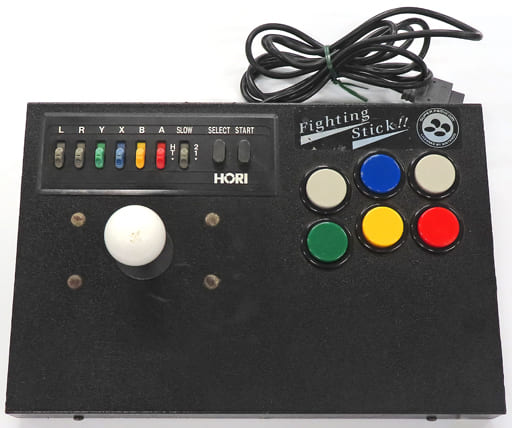 Super Famicom Hardware Fighting Stick (condition : lever ball has been ...