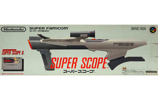 Super Famicom Software Super Scope Set (Condition : Receiver Missing, Box (Including Inner Box ...