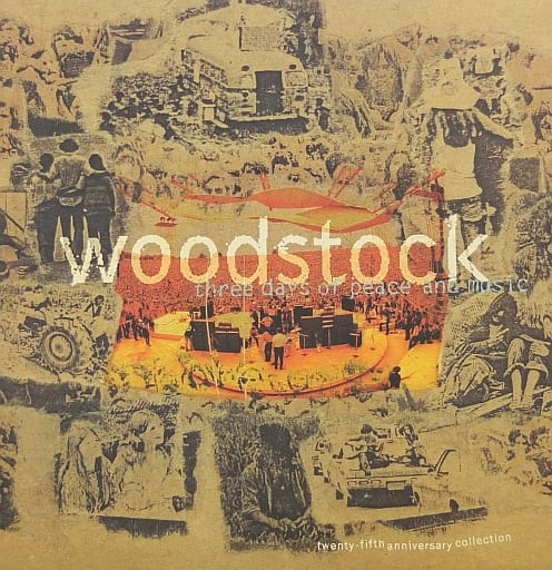 Imported Western music CDs Woodstock-Three Days Of Peace And Music-Twenty-Fifth Anniversary ...