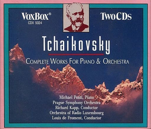 Imported classic CD TCHAIKOVSKY : WORKS FOR PIANO & ORCHESTRA [Import ...