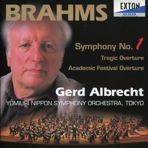 Classic CD Directed by Gerd Albrecht / Brahms : Symphony No. 1 Tragic ...