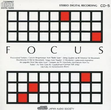 Classic CD Omnibus / JAPAN AUDIO SOCIETY CD-5 FOCUS | Music software | Suruga-ya.com