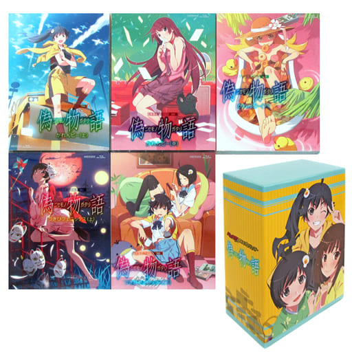 Anime Blu-ray Disc NISEMONOGATARI Limited Edition 5-Volume Set (with ...