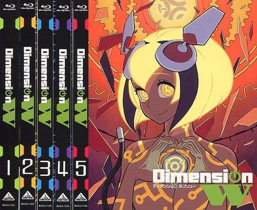 Anime Blu-ray Disc Dimension W Special Edition 6-Volume Set | Video ...