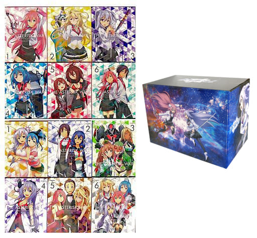 THE ASTERISK WAR Limited Edition 1 st & 2 nd Period 12 Volume Set (with Sofmap Storage Box for ...