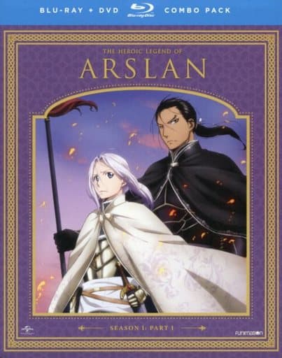 THE HEROIC LEGEND OF ARSLAN SEASON I : PART I BLU-RAY + DVD COMBO PACK ...