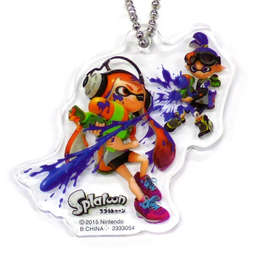 Boy & Girl "Splatoon (Splatoon) : A Cool Inkring Plate Swing" | Goods ...