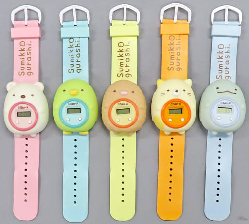 5-type set "Sumicco Gurashi Mascot Watch" | Goods / Accessories ...