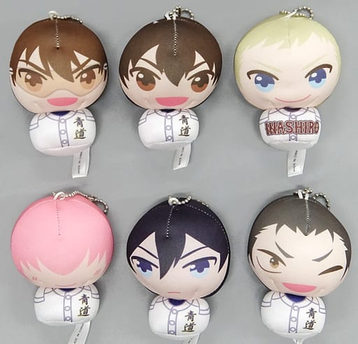 All 6 kinds set "Ace of Diamond Mashuko Mascot" Animega limited | Goods ...