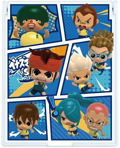 Miscellaneous goods 01. Blue Deca Character Mirror "INAZUMA ELEVEN SD ...