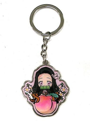Nezuko Kamado (momo) metal key holder "Demon Slayer: Kimetsu no Yaiba ...