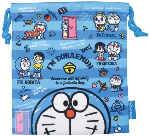 Miscellaneous goods Doraemon (Item) Character Kouchi drawstring bag "I ...