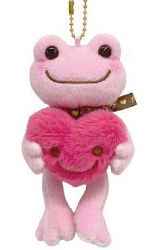 Pickles (Pink) Smile Heart Mascot chain "Pickles the frog" | Goods ...