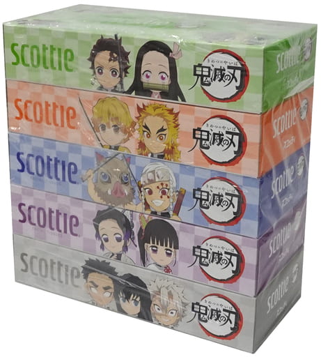 Collective scotty Tissue 160 Sets 5 Boxes Pack "Demon Slayer: Kimetsu ...
