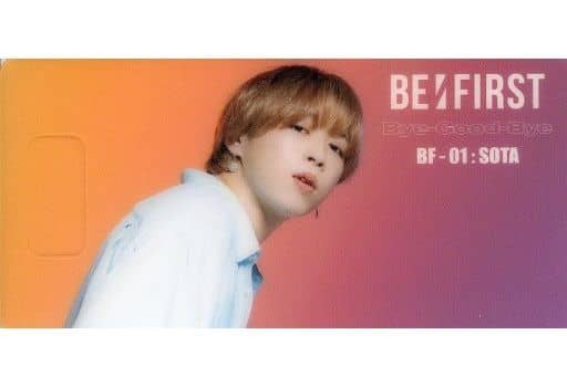 SOTA (BE : FIRST) Clear Shiori "CD Bye-Good-Bye" HMV Purchase benefits | Goods / Accessories ...