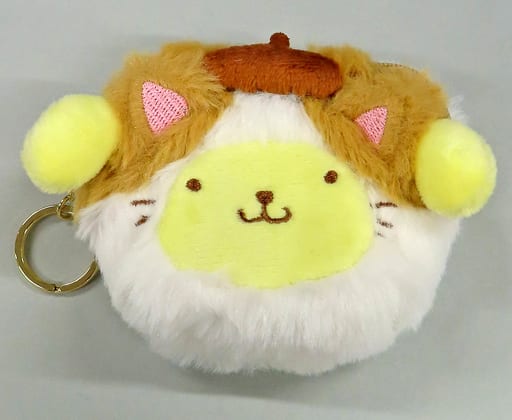 Pompompurin HappyCat Mini Face Pouch "Sanrio Character Cats" | Goods ...