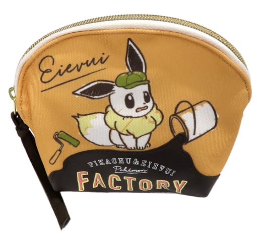 Eevee Pouch "Pocket Monsters Pikachu & Eevee Factory" Aeon Limited ...