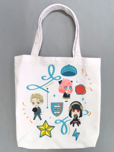 Four Jar Family (Allover Pattern) Premium Applique Tote Bag "SPY×FAMILY ...